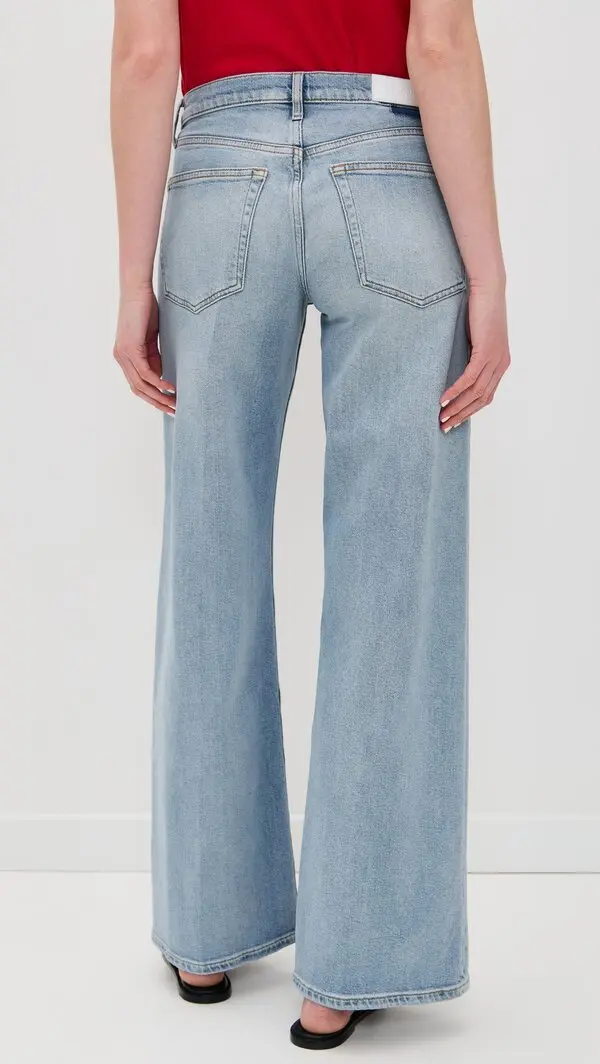RE/DONE Mid-rise Wide Leg Jeans