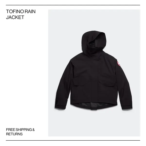 Canada Goose Tofino Rain Jacket - Black