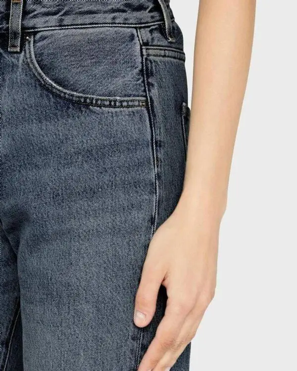 TOTEME Twisted Seam Denim Pants - Medium Blue