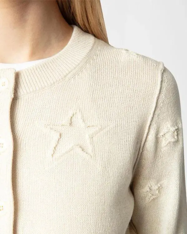 Zadig&Voltaire Alpha Seco Stars Cardigan