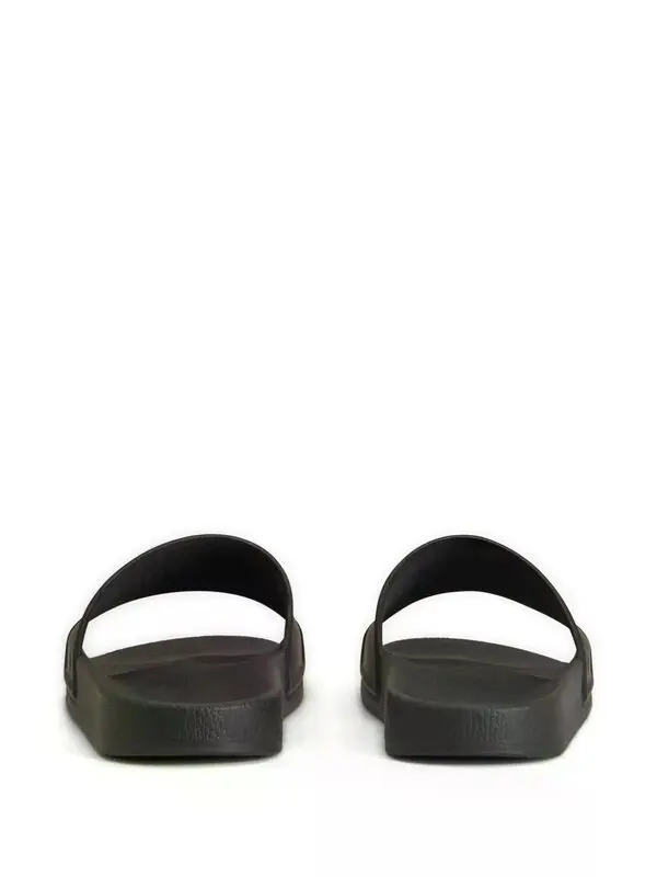 Woolrich Logo-embossed Slides - Black