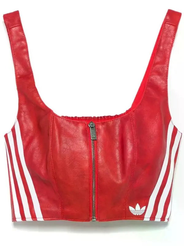 Adidas Faux-leather Top