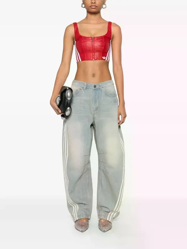 Adidas Faux-leather Top