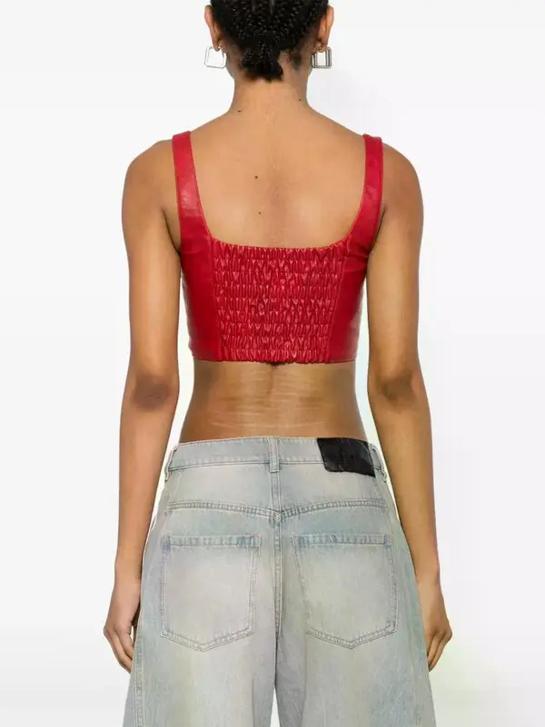 Adidas Faux-leather Top