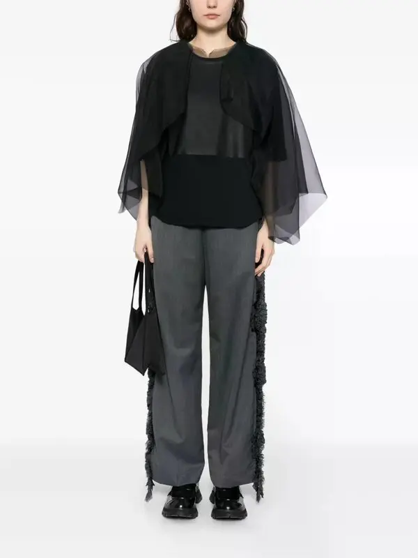 JNBY Side Detailed Straight Trousers