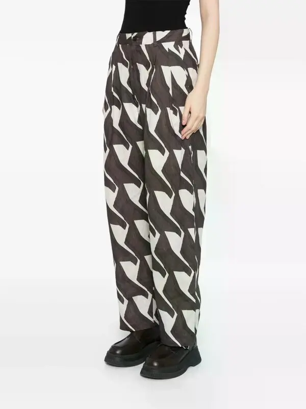 JNBY Pattern-printed Tapered Trousers