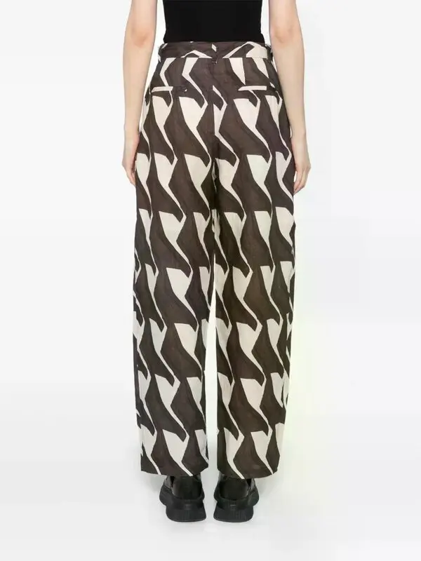 JNBY Pattern-printed Tapered Trousers
