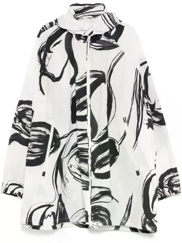 JNBY Graphic-print Windbreaker - White