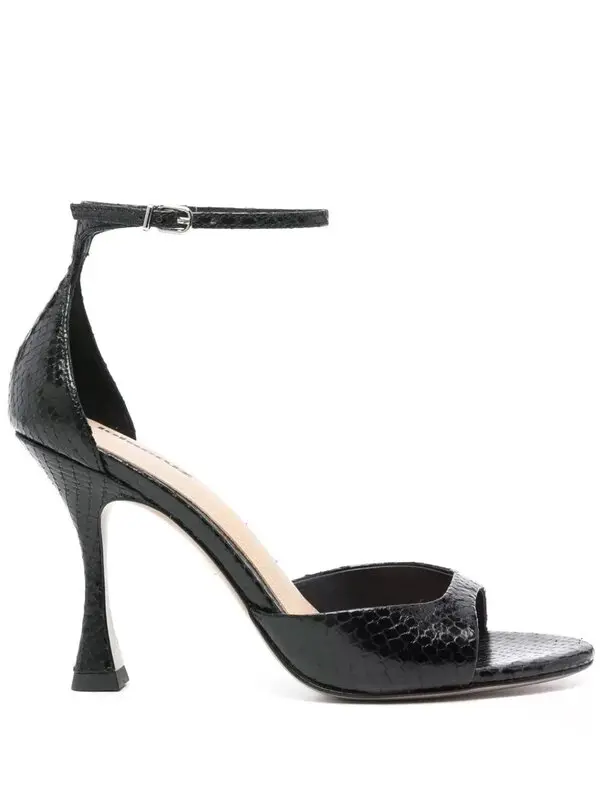 Lola Cruz 100mm Kumala Sandals - Black