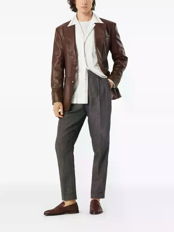Brunello Cucinelli Tailored Linen Trousers