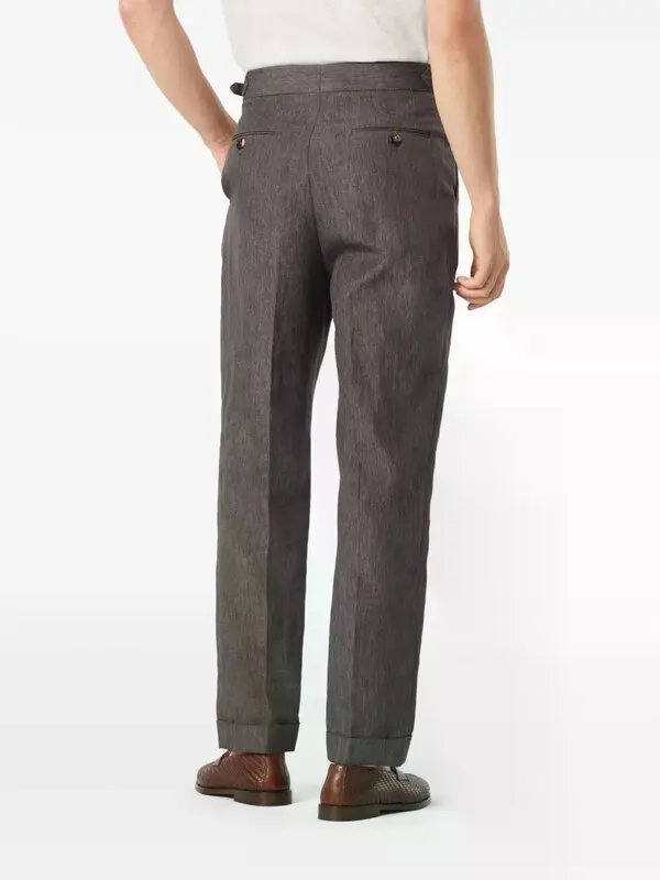 Brunello Cucinelli Tailored Linen Trousers