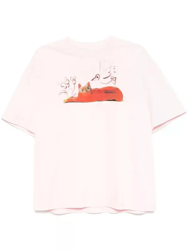 JNBY Graphic-print T-shirt - Pink