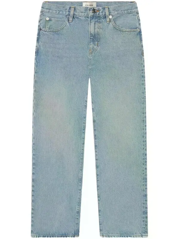 FRAME Cotton Cropped Jeans