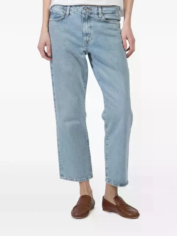 FRAME Cotton Cropped Jeans