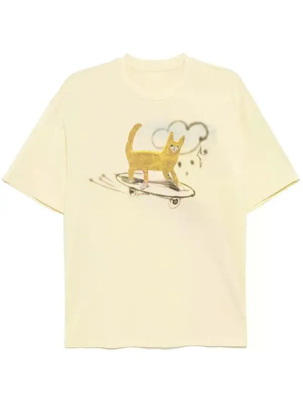 JNBY Graphic-print T-shirt - Yellow