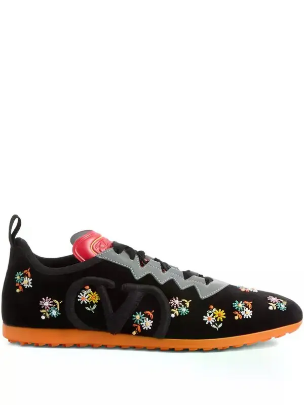 Valentino Garavani Chromathon Velvet Sneakers