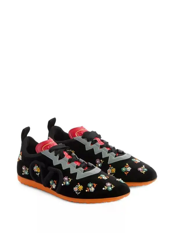 Valentino Garavani Chromathon Velvet Sneakers