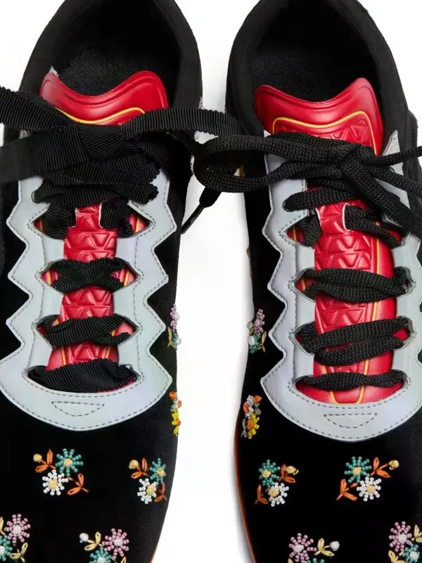 Valentino Garavani Chromathon Velvet Sneakers