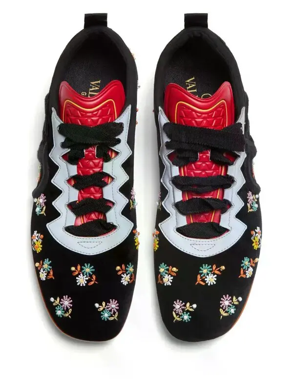 Valentino Garavani Chromathon Velvet Sneakers