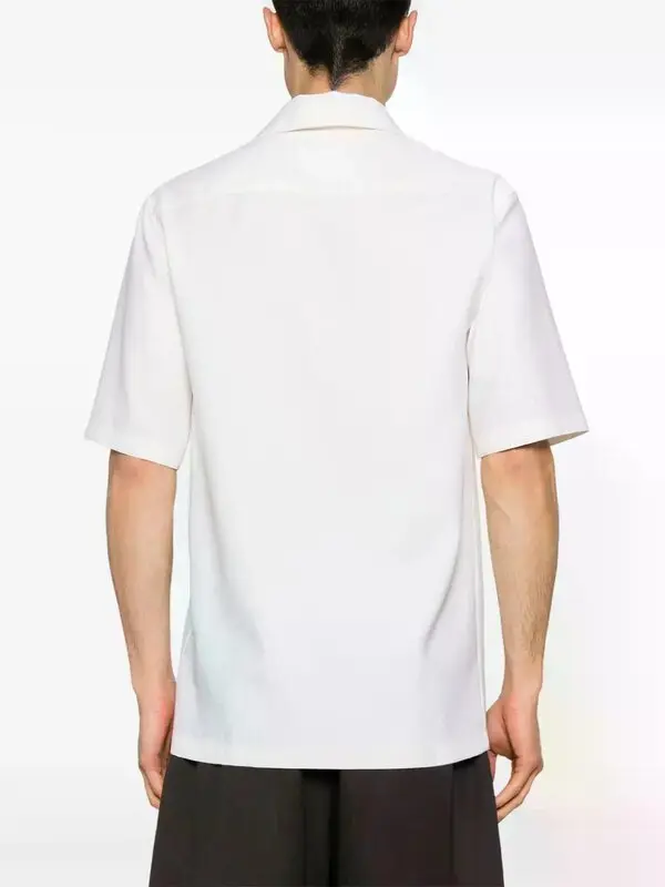 JIL SANDER Wool Polo Shirt - Neutrals
