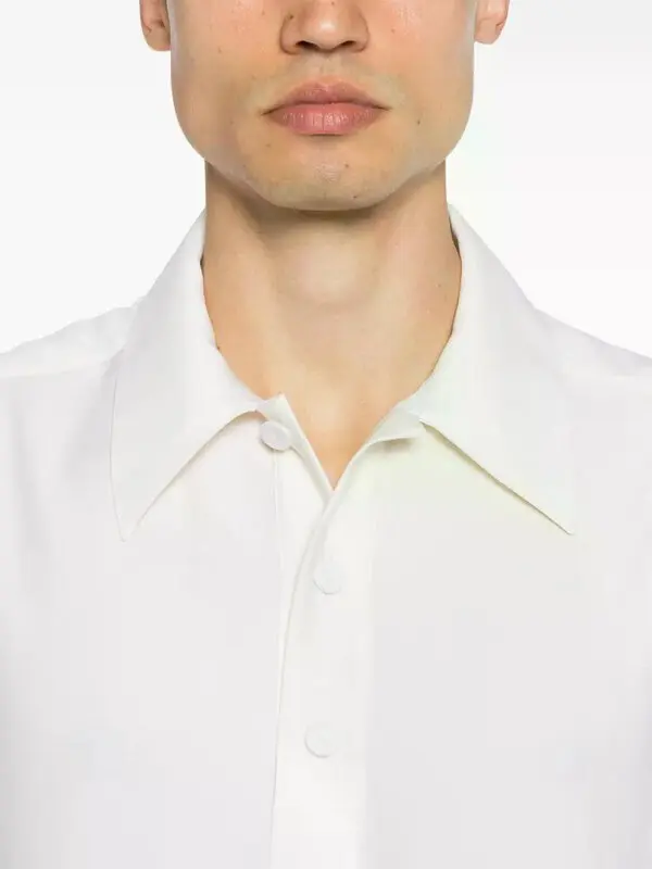 JIL SANDER Wool Polo Shirt - Neutrals