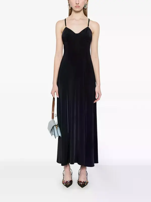 FORTE_FORTE Flared Midi Dress