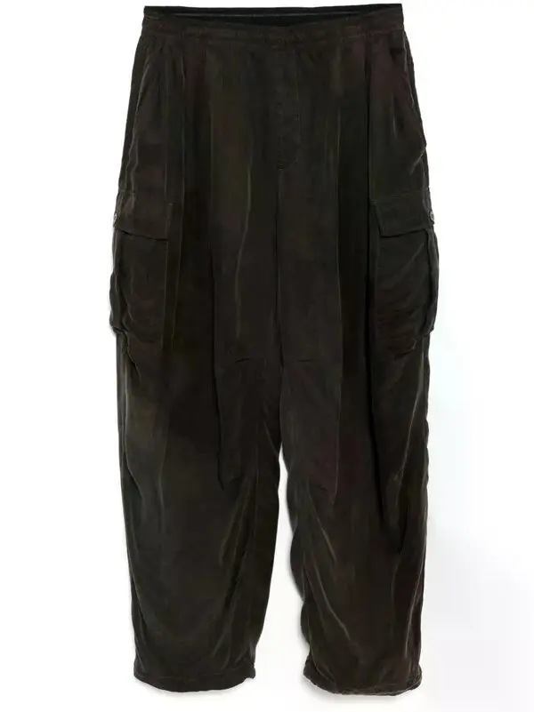 CROQUIS Drawstring Cargo Trousers