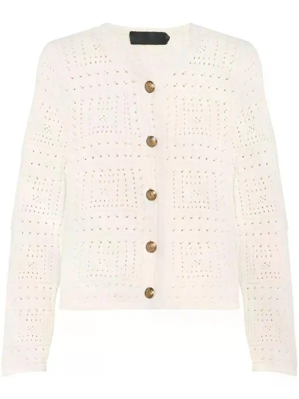 NILI LOTAN Cashmere Cardigan - White