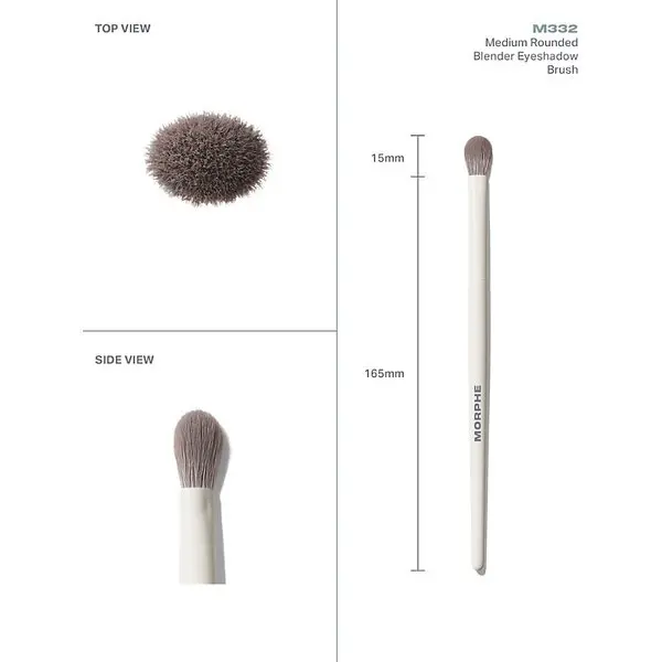 MORPHE M332 Medium Rounded Blender Eye Brush