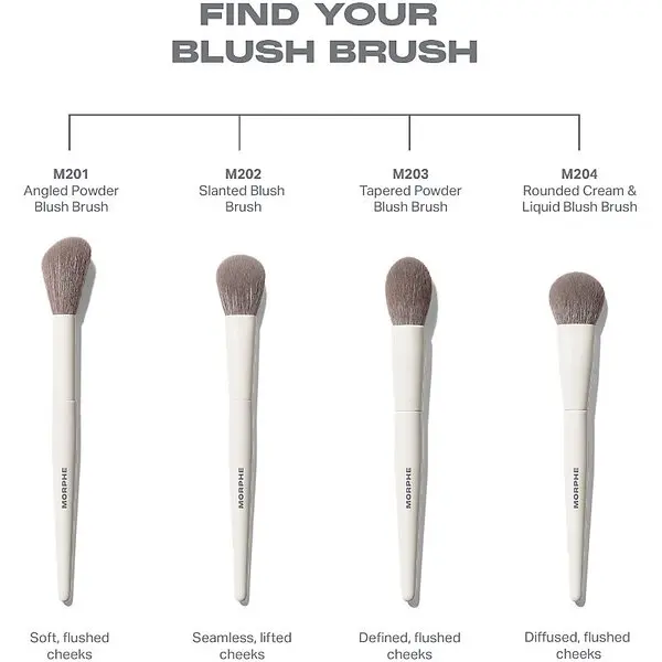 MORPHE M201 Angled Powder Blush Brush