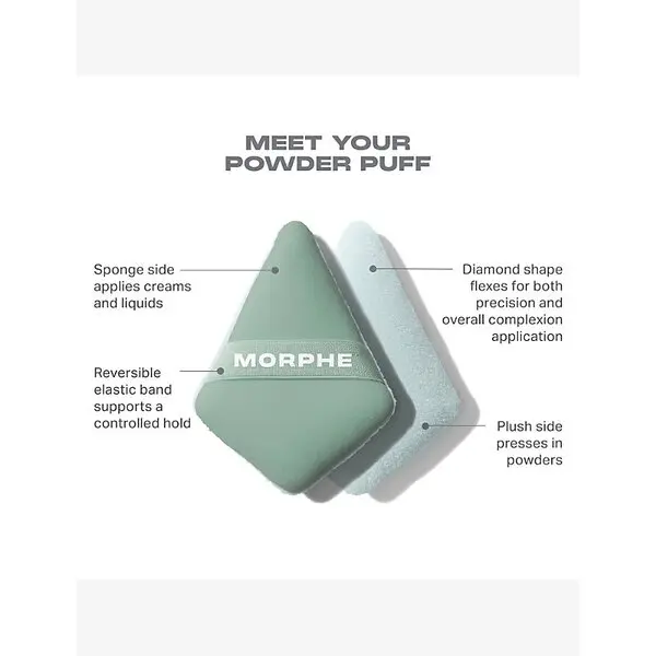MORPHE To The Point Dual-sided Powder Puff