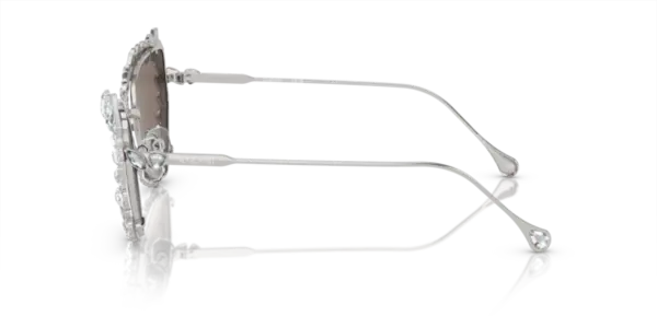 SWAROVSKI Embellished Sunglasses - Silver