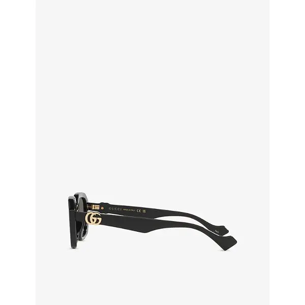 Gucci Gg1535s Rectangular Sunglasses - Black