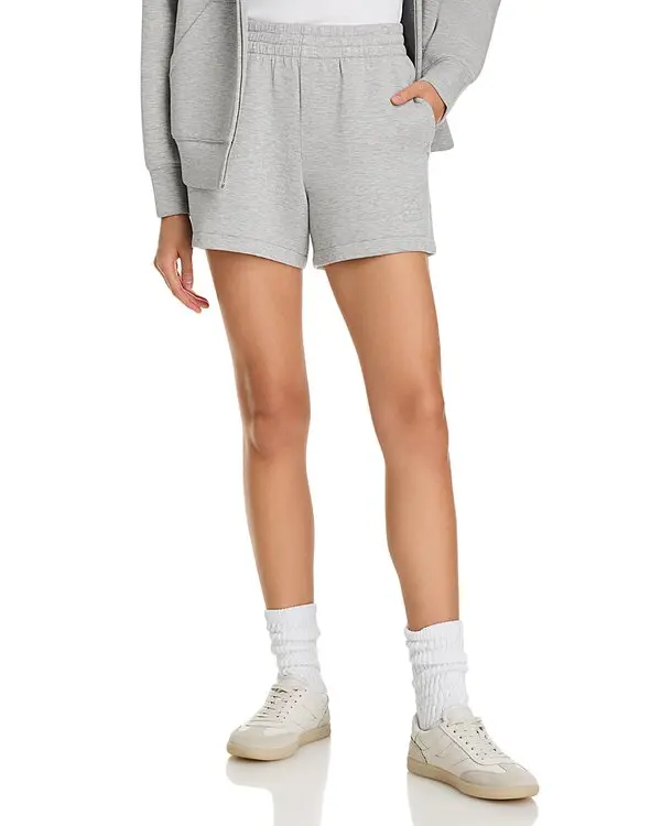 ANINE BING Kam Monogrammed Sweat Shorts