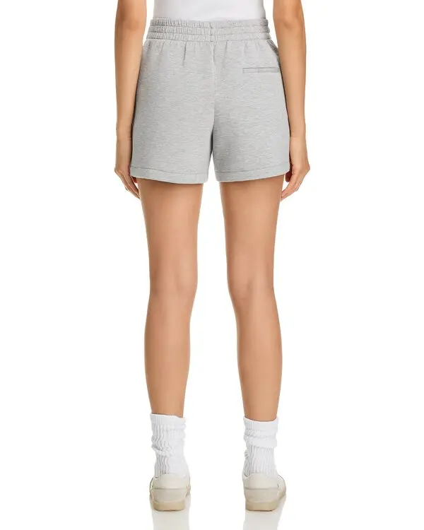 ANINE BING Kam Monogrammed Sweat Shorts