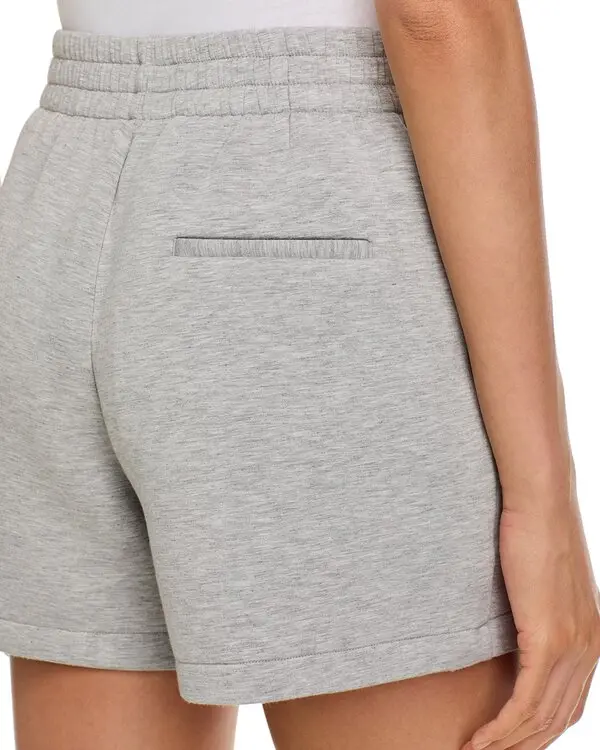 ANINE BING Kam Monogrammed Sweat Shorts