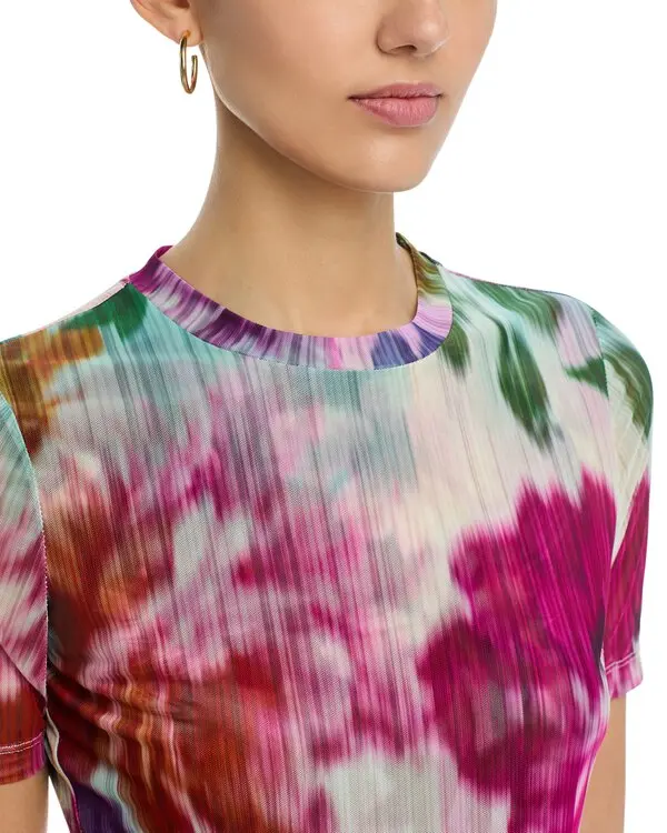 Johnny Was Mesh Short Sleeve Tee