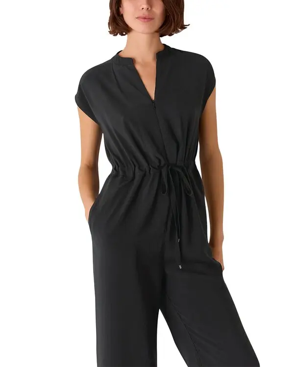 Whistles Sleeveless Jumpsuit - Black