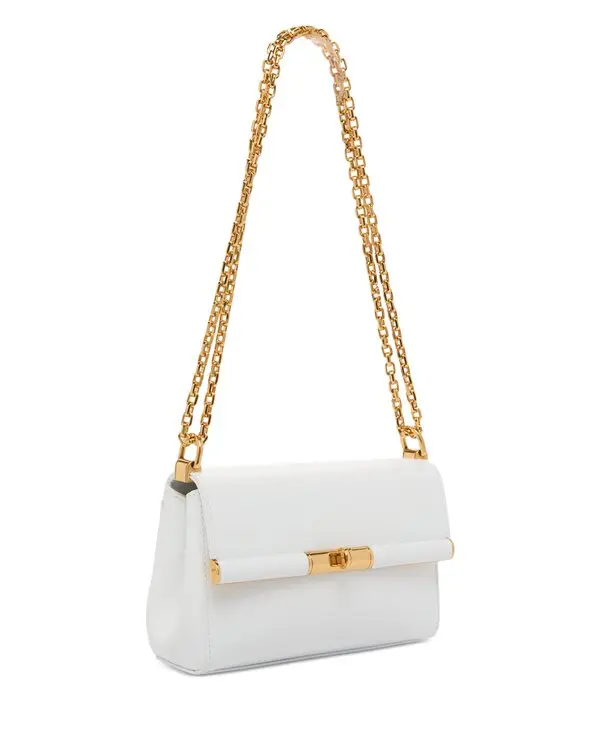 Dolce & Gabbana Leather Shoulder Bag - White