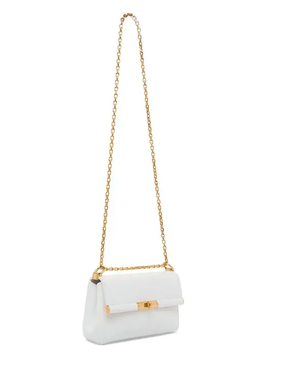 Dolce & Gabbana Leather Shoulder Bag - White