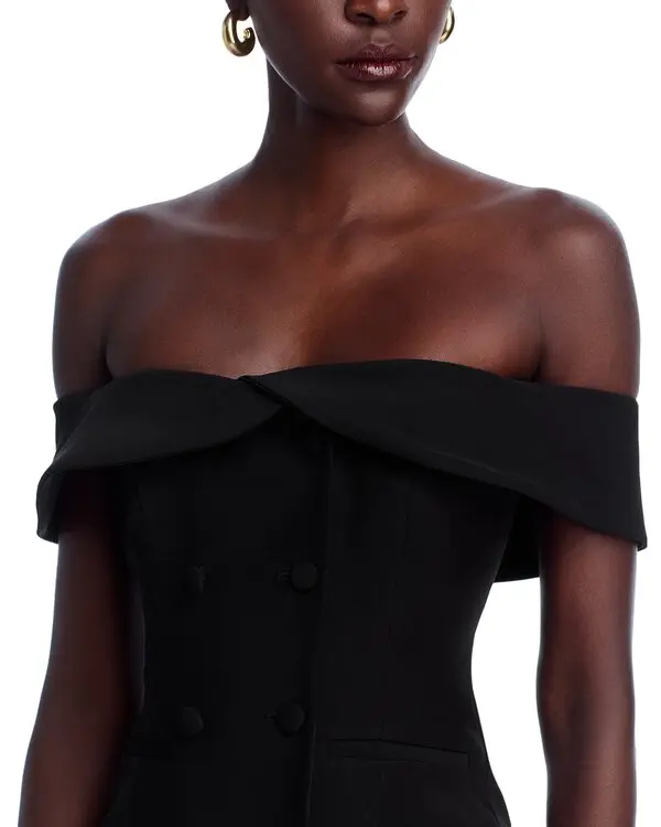 Aqua Off-the-shoulder Top Exclusive