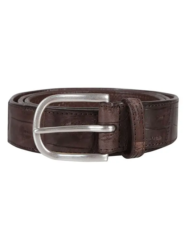 ORTIGNI Cocco Coda Belt - Brown