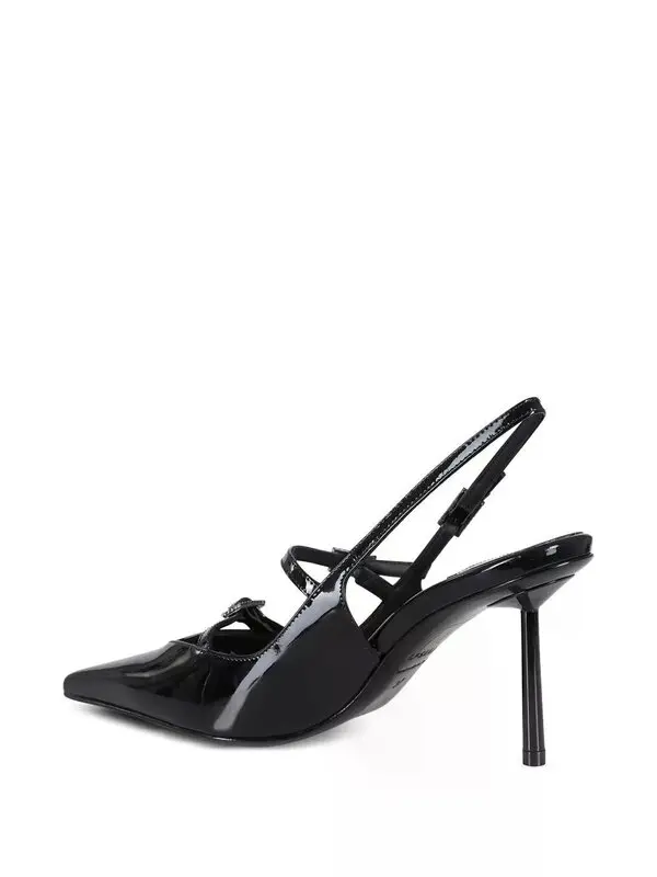 LE SILLA 80mm Leather Slingback Pumps