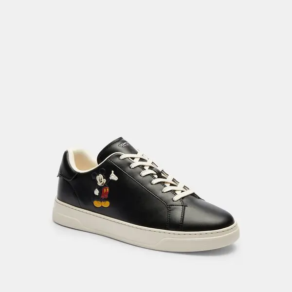 COACH Disney X High Line Sneakers With Mickey Mouse - Black