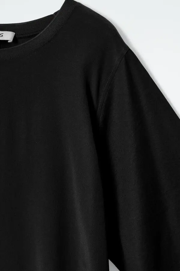 Cos Paneled Silk Midi T-shirt Dress
