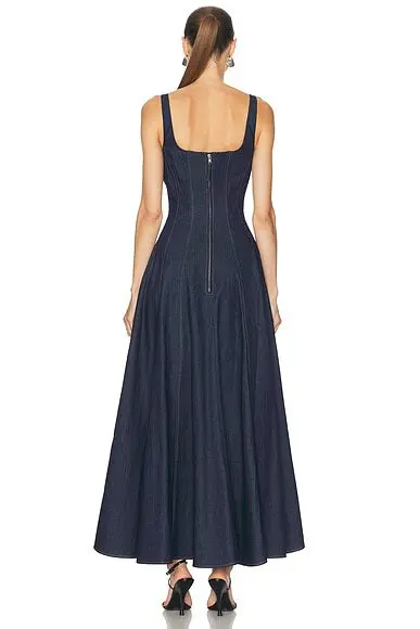 NICHOLAS Athena Sleeveless Paneled Midi Dress