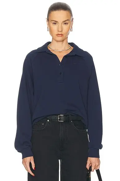 The Upside Collared Ele Polo Top