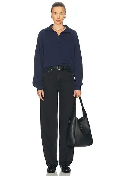 The Upside Collared Ele Polo Top