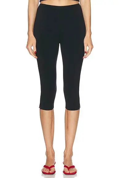 TOTEME Compact Knit Capri Trousers
