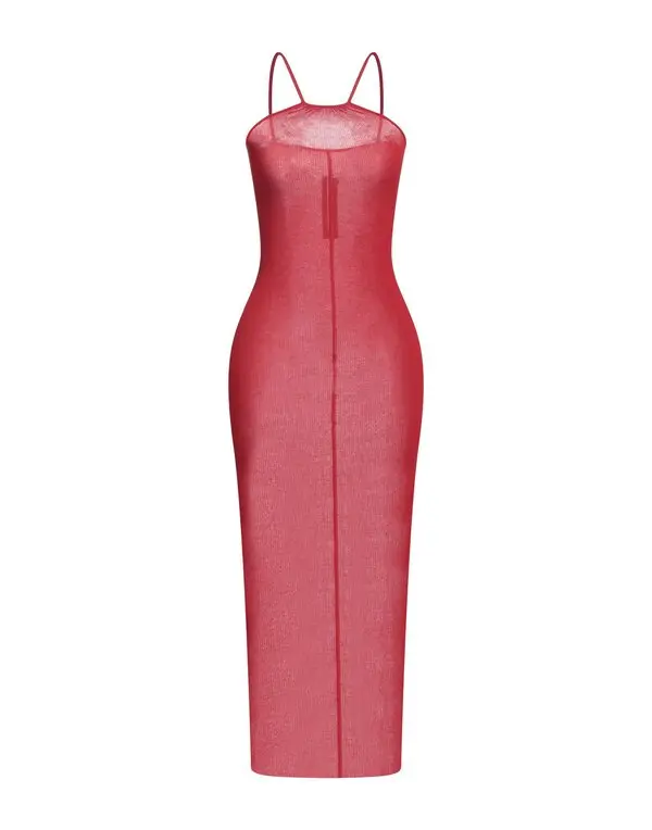 Rick Owens Maxi Dress Size Viscose, Silk In Red - 45% Off | Editorialist